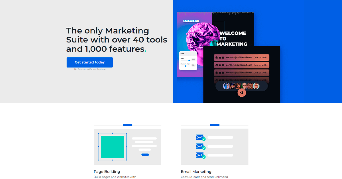 The Only Marketing Suite With Over 40 Tools And 1 000 Features Builderall
